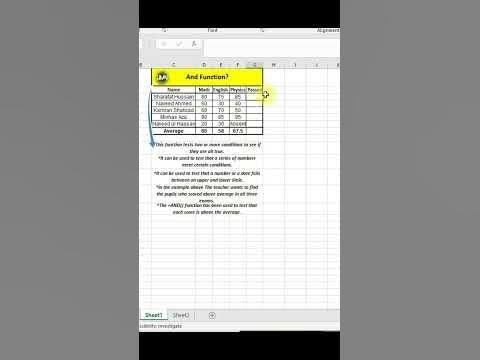 #howto use And function in #excel #reels #shortsvideo #subscribe #excel #exceltutorial # ...