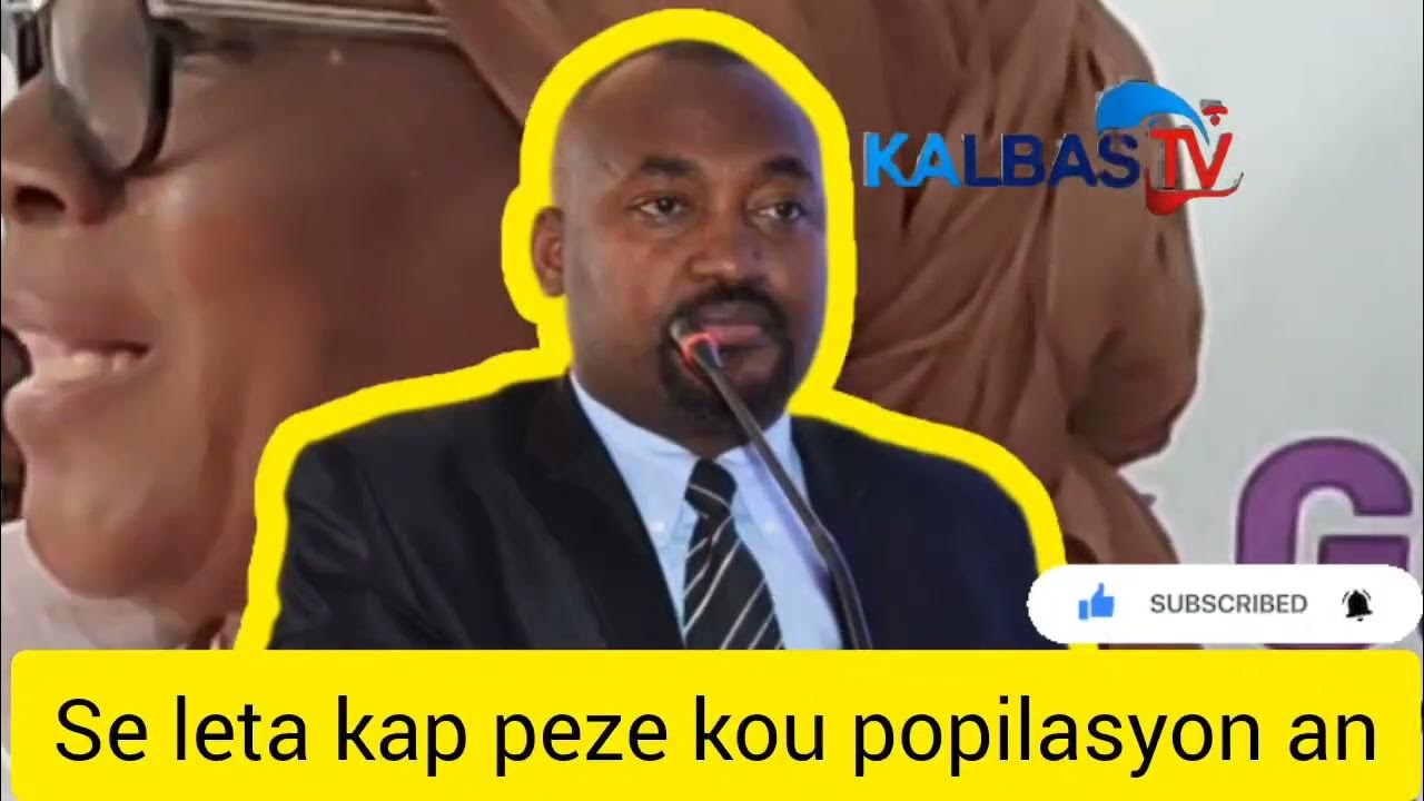 Ensekirite a se pi gwo biznis PNH la daprè Valéry Numa - YouTube