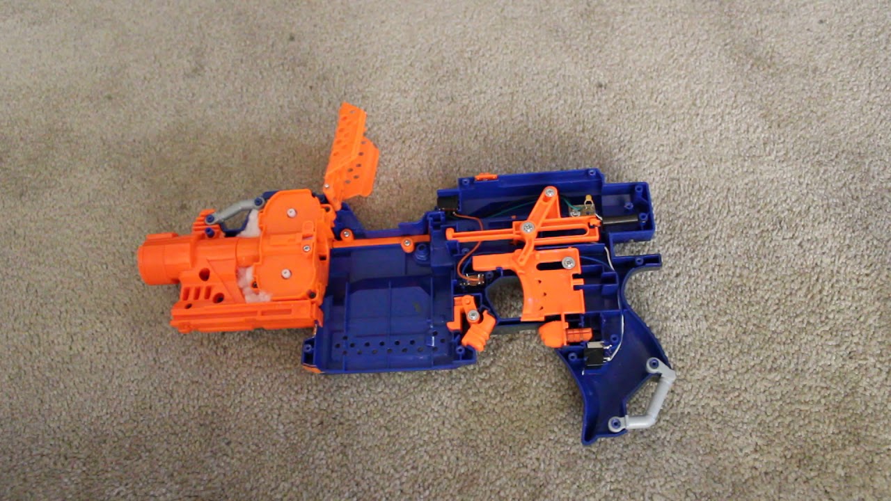 How to Modify a Nerf Stryfe (EASY) - YouTube