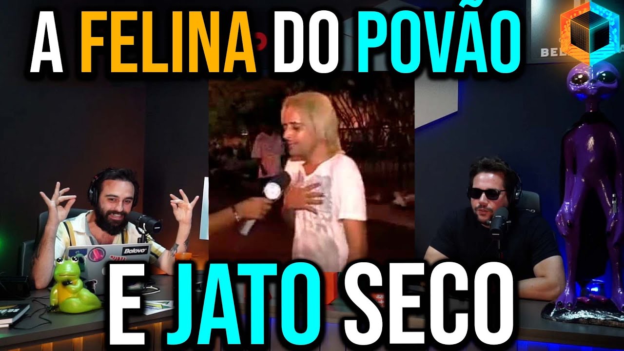 A felina do povão e jato seco | Cortes do Caixa Preta - YouTube