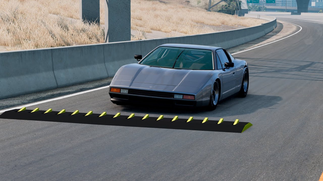 Spike Strip High Speed Crashes #33 - YouTube