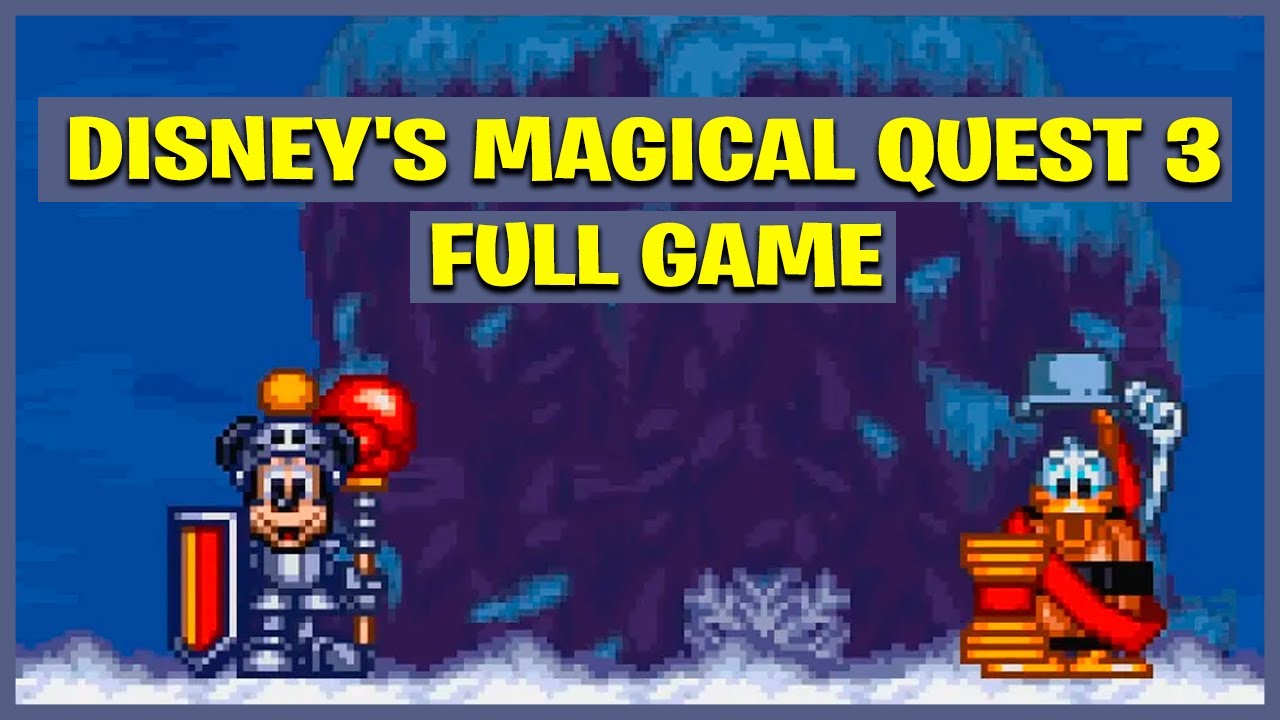 SNES Gameplay — Disney's Magical Quest 3 [2 Players] [4K, 60fps] - YouTube