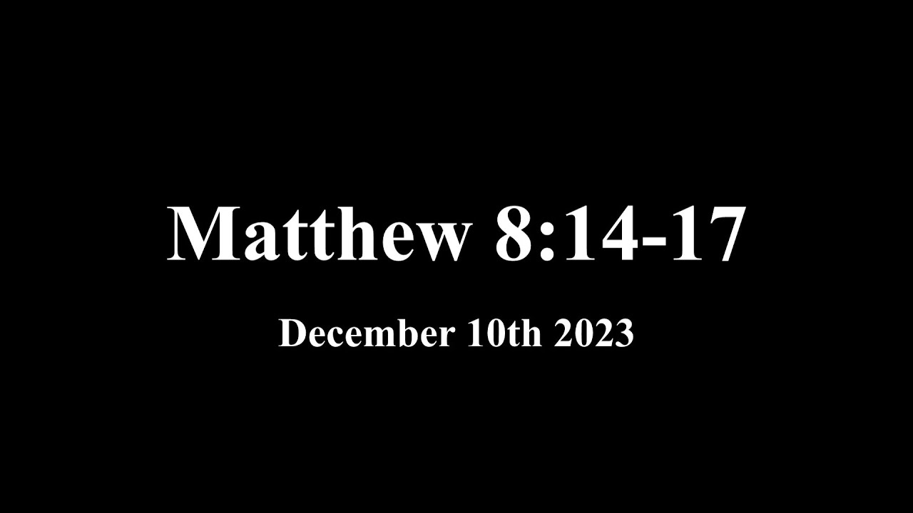 Sunday, Dec 10th 2023 - YouTube