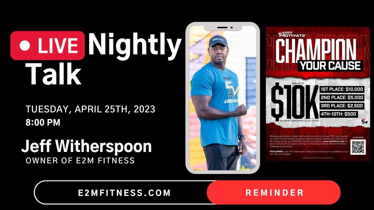 E2M Nightly Talk with Coach Jeff Spoon - YouTube