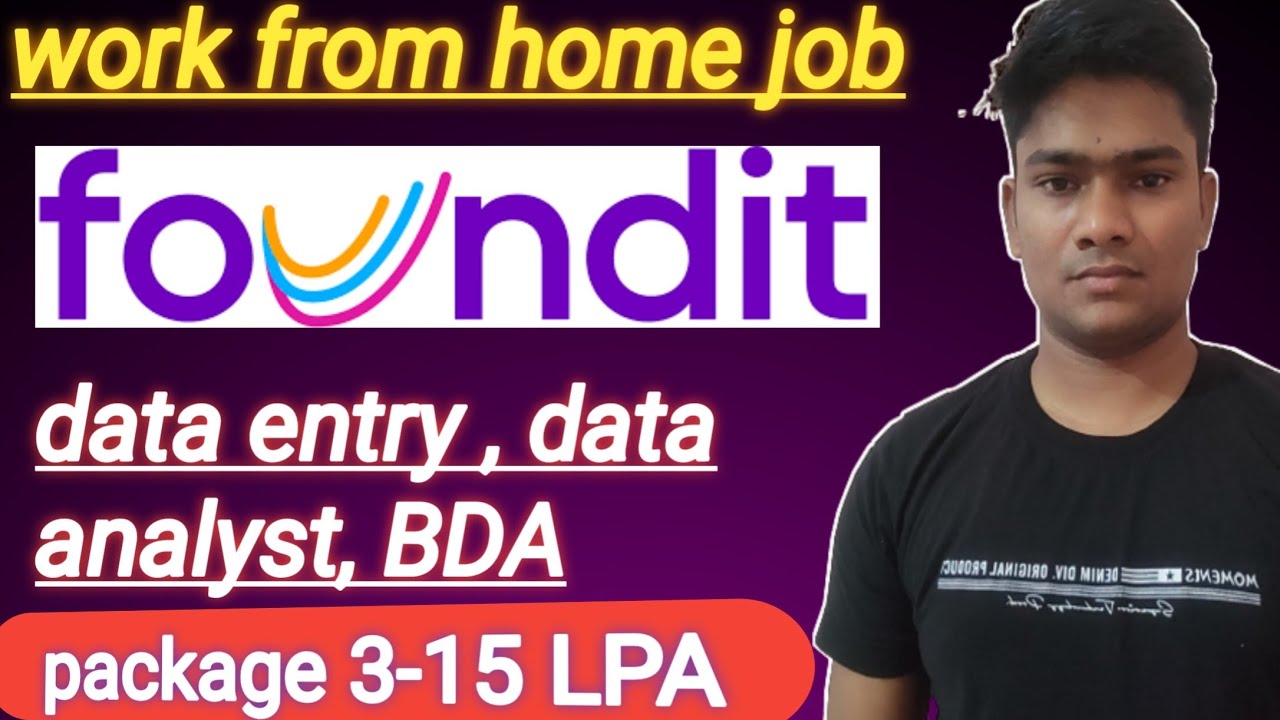 Work From Home Jobs |foundit job| Online Job | Part Time Job at Home ...