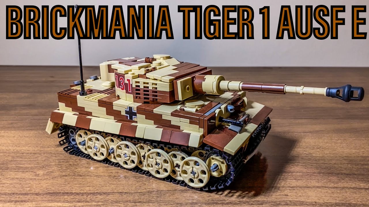 Brickmania Tiger 1 Ausf E Review - YouTube