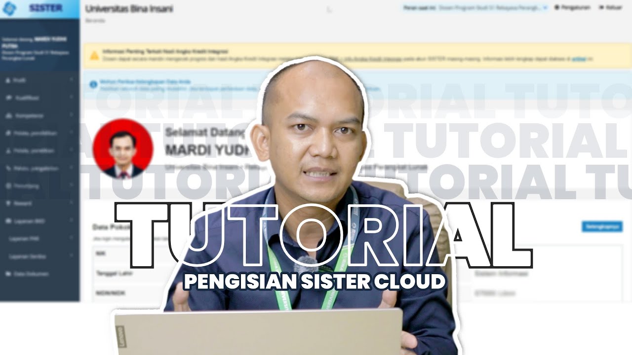 TUTORIAL PENGISIAN BKD SISTER CLOUD - BINA INSANI UNIVERSITY - YouTube
