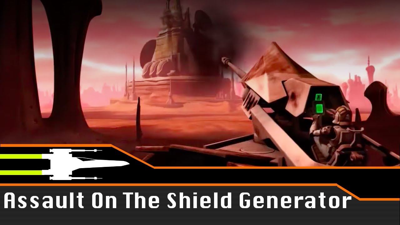 The Assault on the Shield Generator (The 2nd Battle of Geonosis) | Star ...