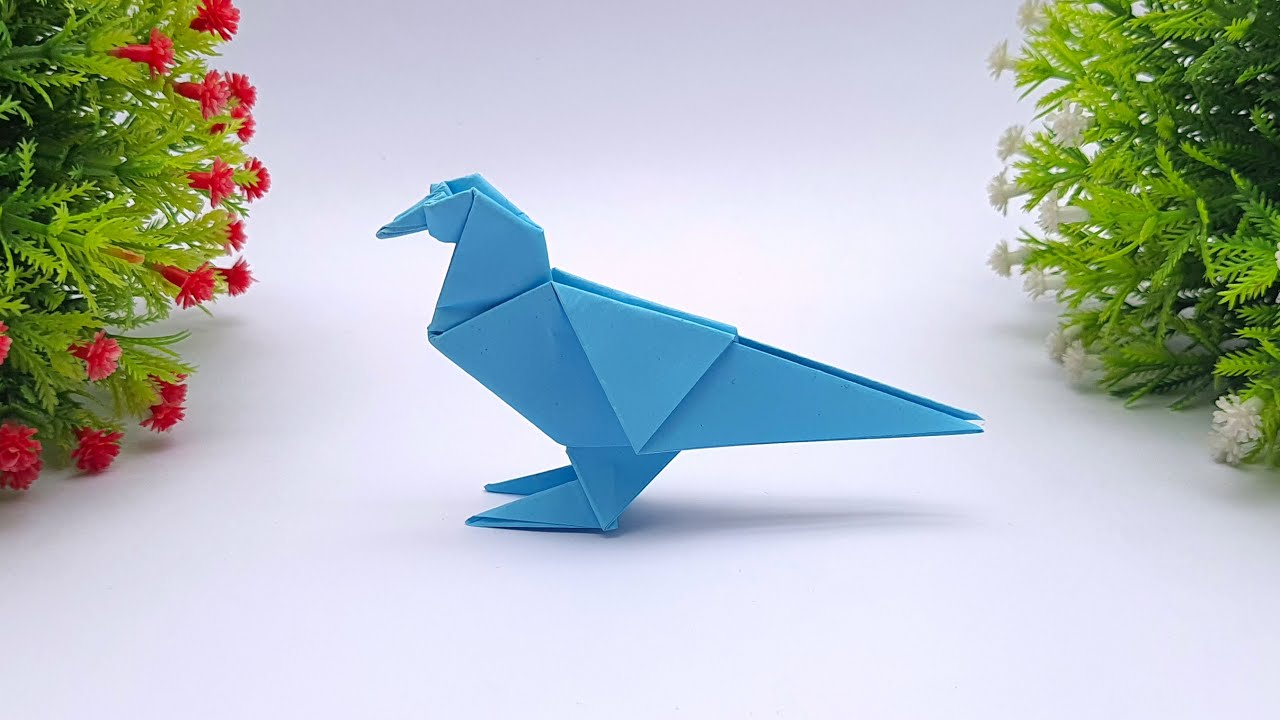 Learn How To Fold Origami Pigeon Easy | Handmade Paper Bird Easy Ideas ...