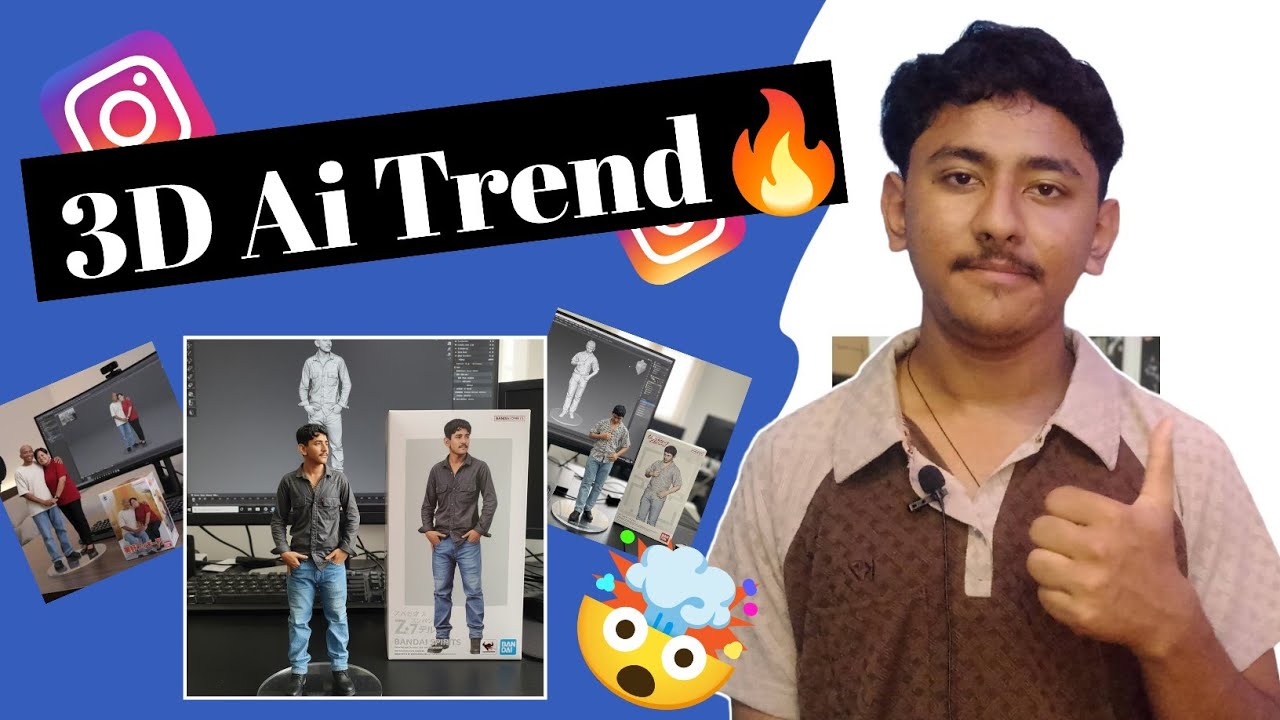 How To Make Viral 3d Photo | Trending Instagram Viral 3d Photo Editing ...