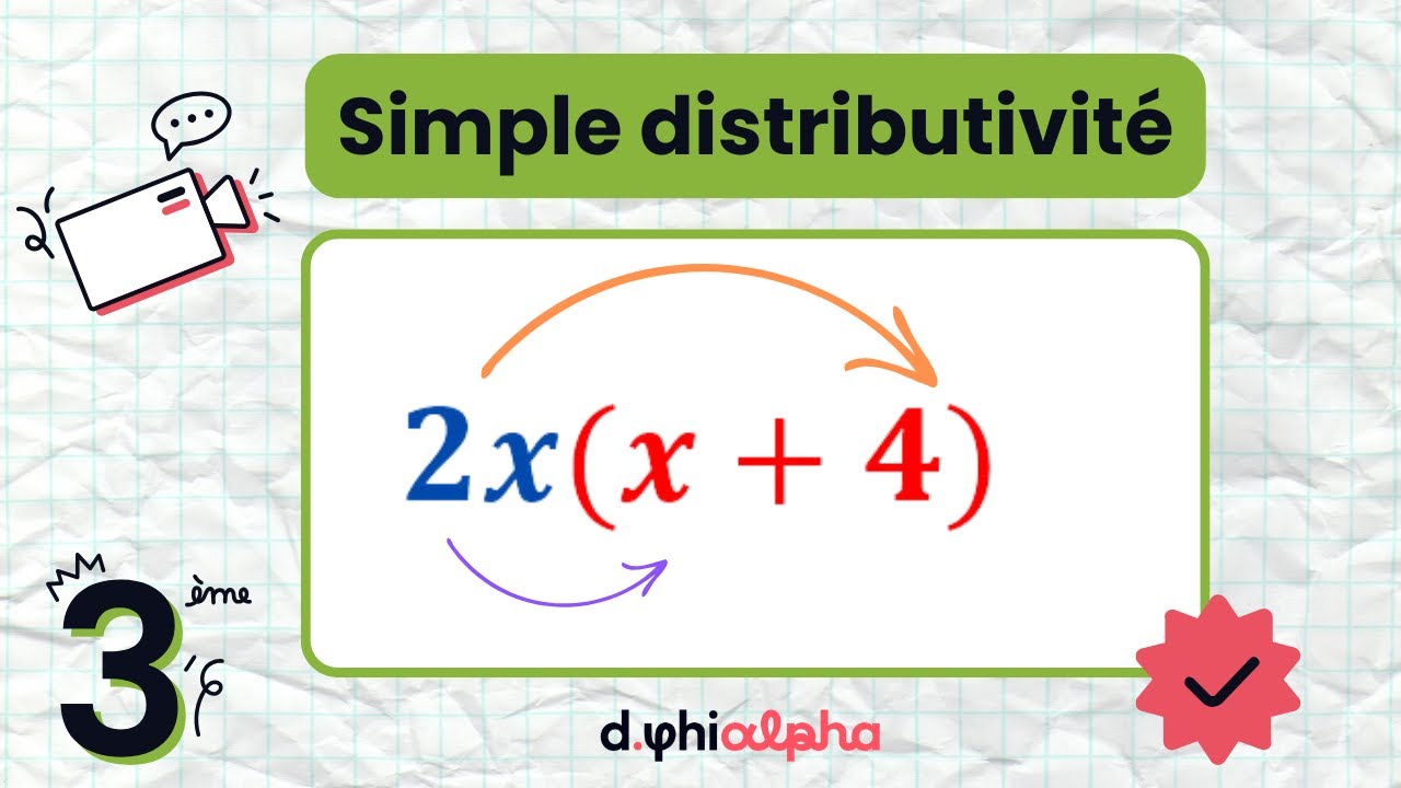 Simple distributivité | Mathématiques 3ème - 4ème - YouTube