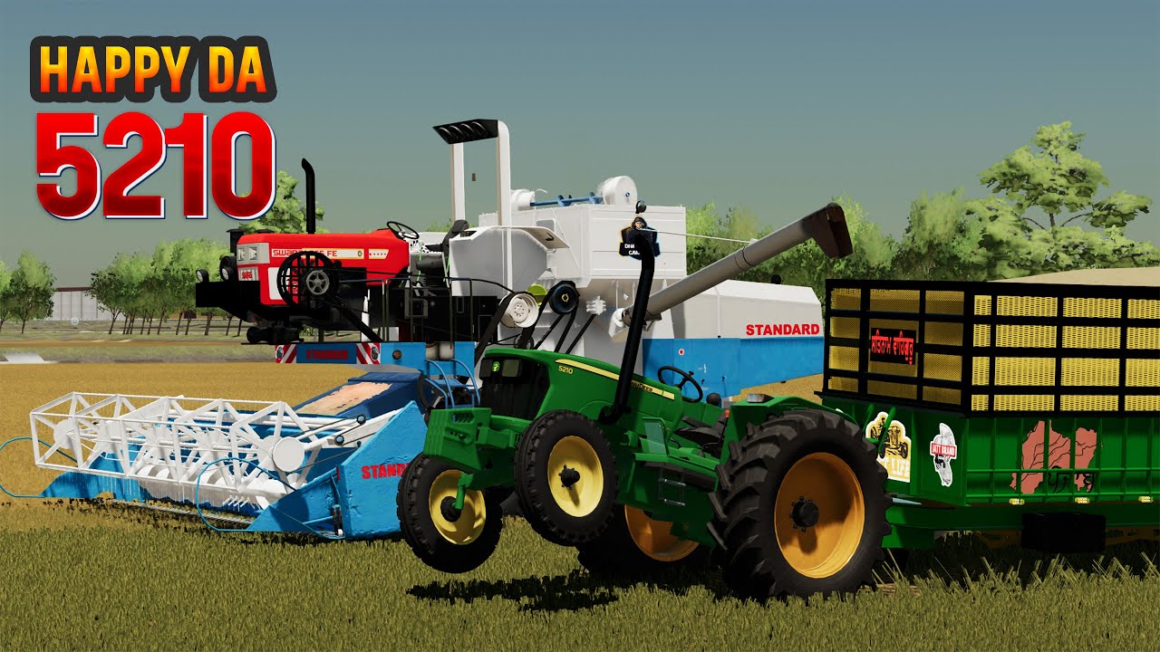 John Deere 5210 Fas Gya! John Deere vs Arjun! Hindustan & Belarus nal ...