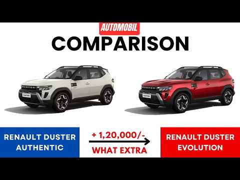 Renault Duster Authentic vs Evolution Variants Difference Explained | What Extra You Get | Automobil