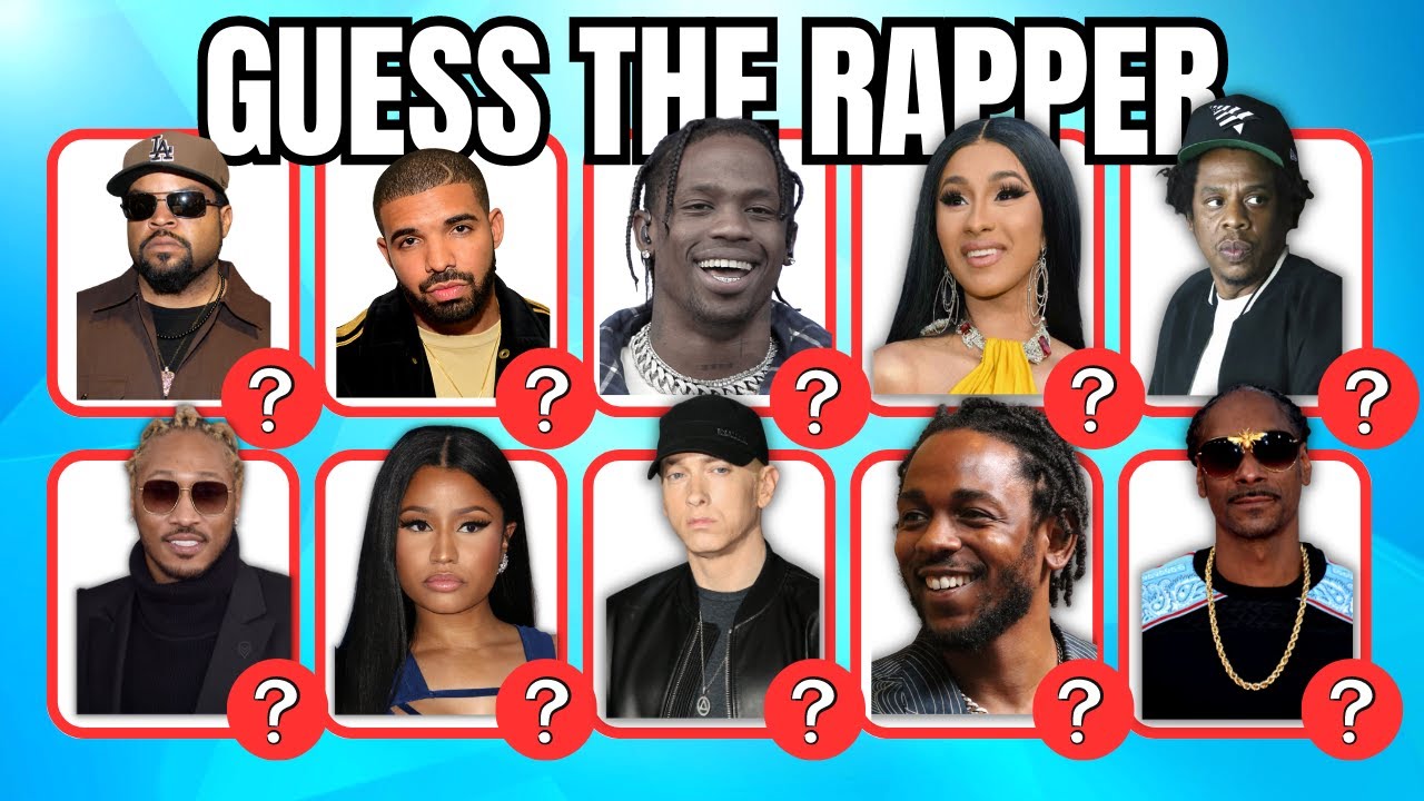 Can You Guess The Rapper? | QuizGenius - YouTube