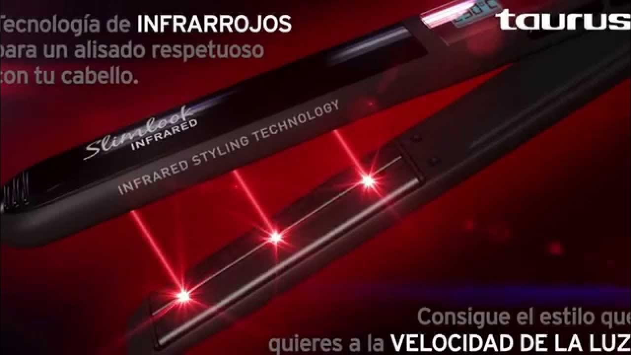 Турмалиновый инфракрасный утюжок для волос Slimlook Infrared - YouTube
