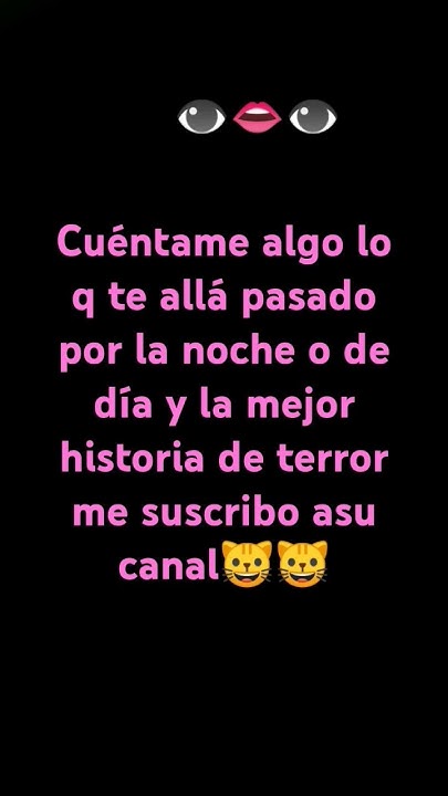 cuéntame una historia de terror #horror - YouTube
