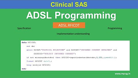 Clinical SAS: ADaM - YouTube