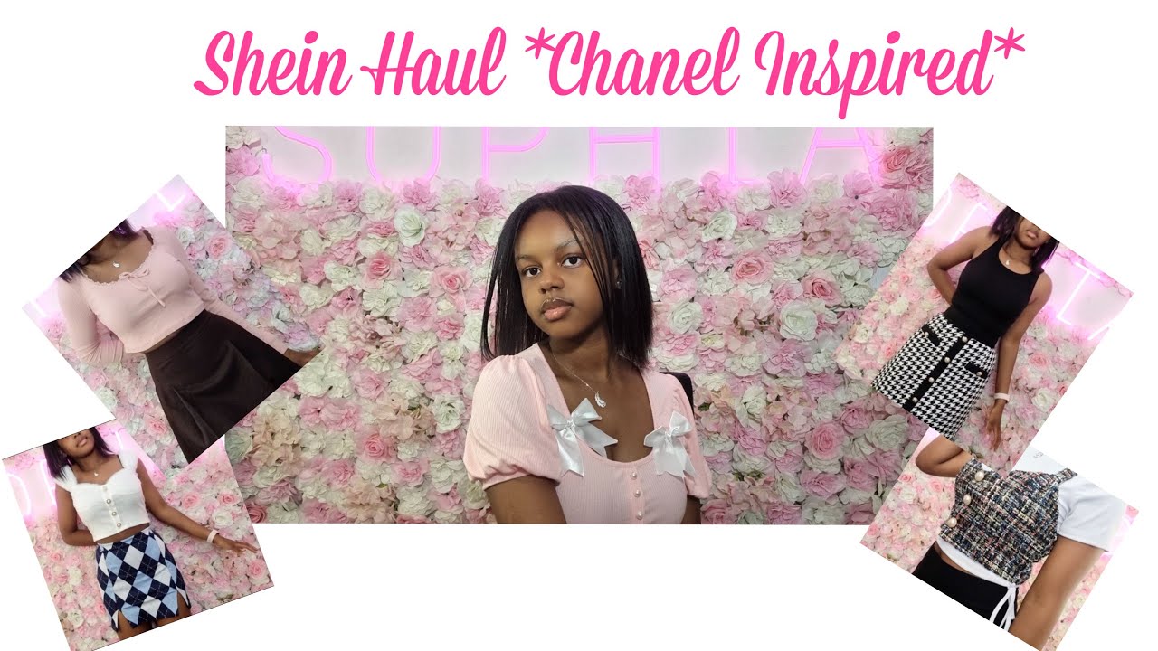 Shein Try On Haul | Chanel Inspired Haul - YouTube