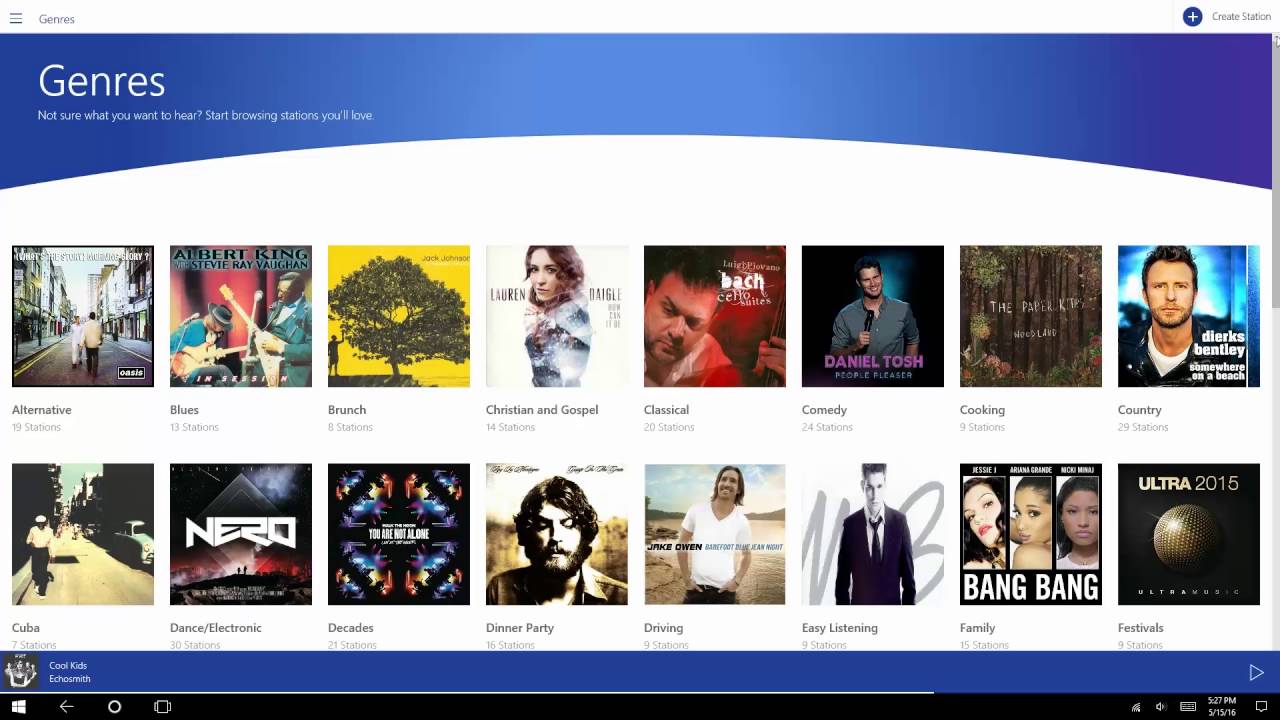 Pandora - Windows Store App Review - YouTube