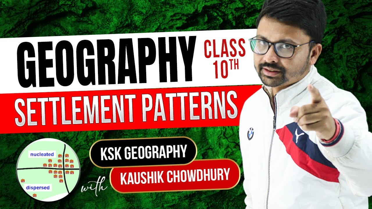 Settlement Patterns | Topographical Map | #icsegeography #settlements #compact #dispersed - YouTube
