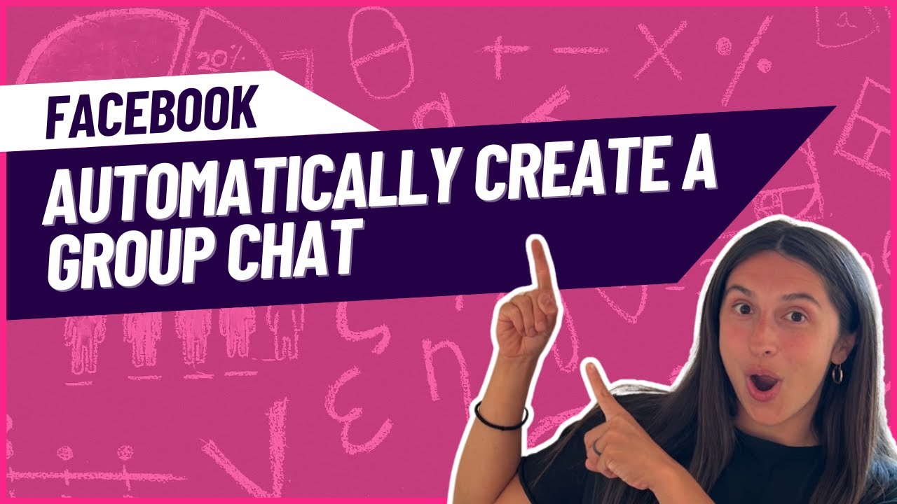 Facebook - Automatically Create A Group Chat - YouTube
