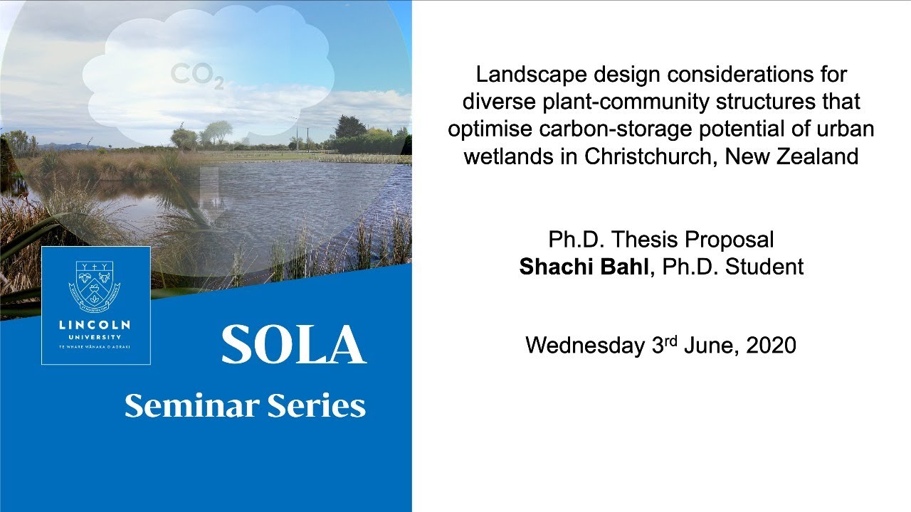 Landscape design considerations for plant-community that optimise ...