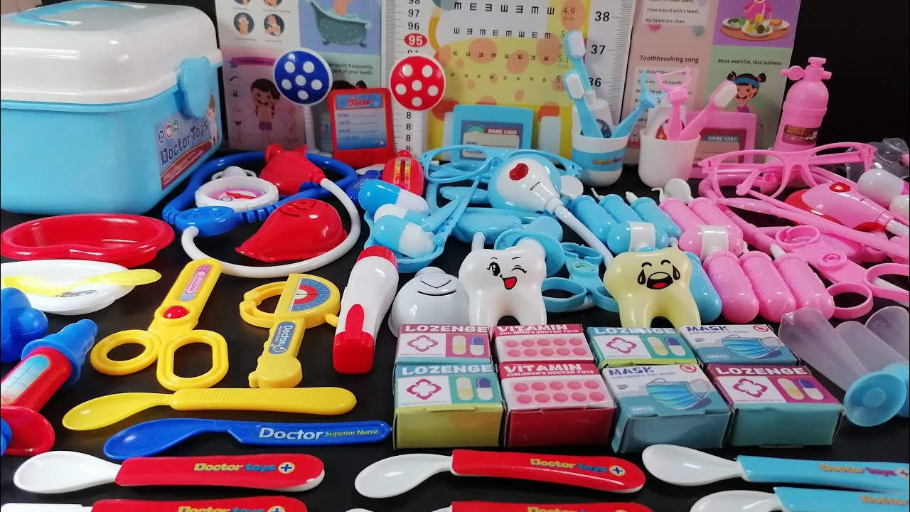 17:23 Minutes Satisfying with Unboxing 3 sets of Doctor Medical Tools ...