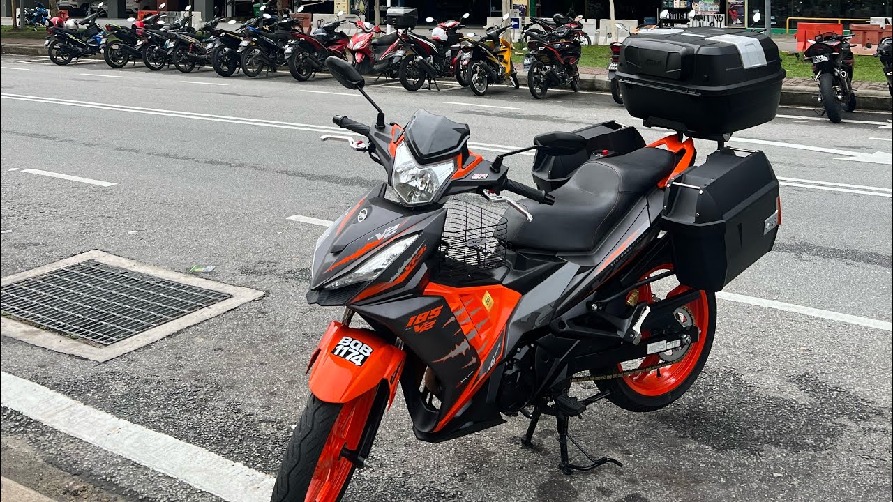 TRANING PAKAI SIDE BOX DENGAN MOTOR SYM VF3i - YouTube