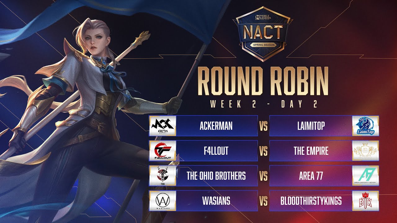 2023 NACT Spring Regular Season Round 4 | Mobile Legends: Bang Bang ...