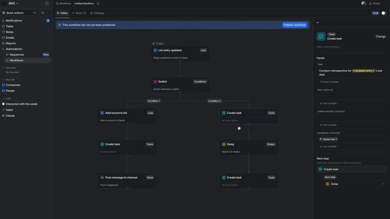 Attio Training: Build A Deal Won / Lost Workflow - YouTube