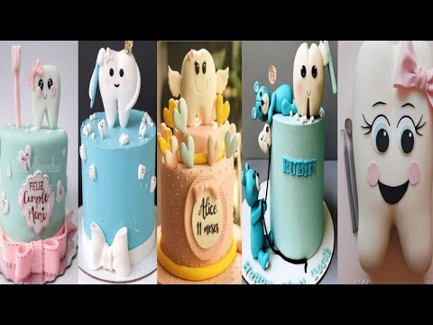 "First Tooth Celebration: Baby Girl and Boy 1st Tooth Cake Ideas ...