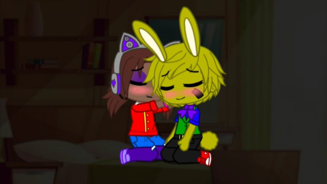 Cassie sees GGY. gacha fnaf my au (Gregory x Cassie) - YouTube