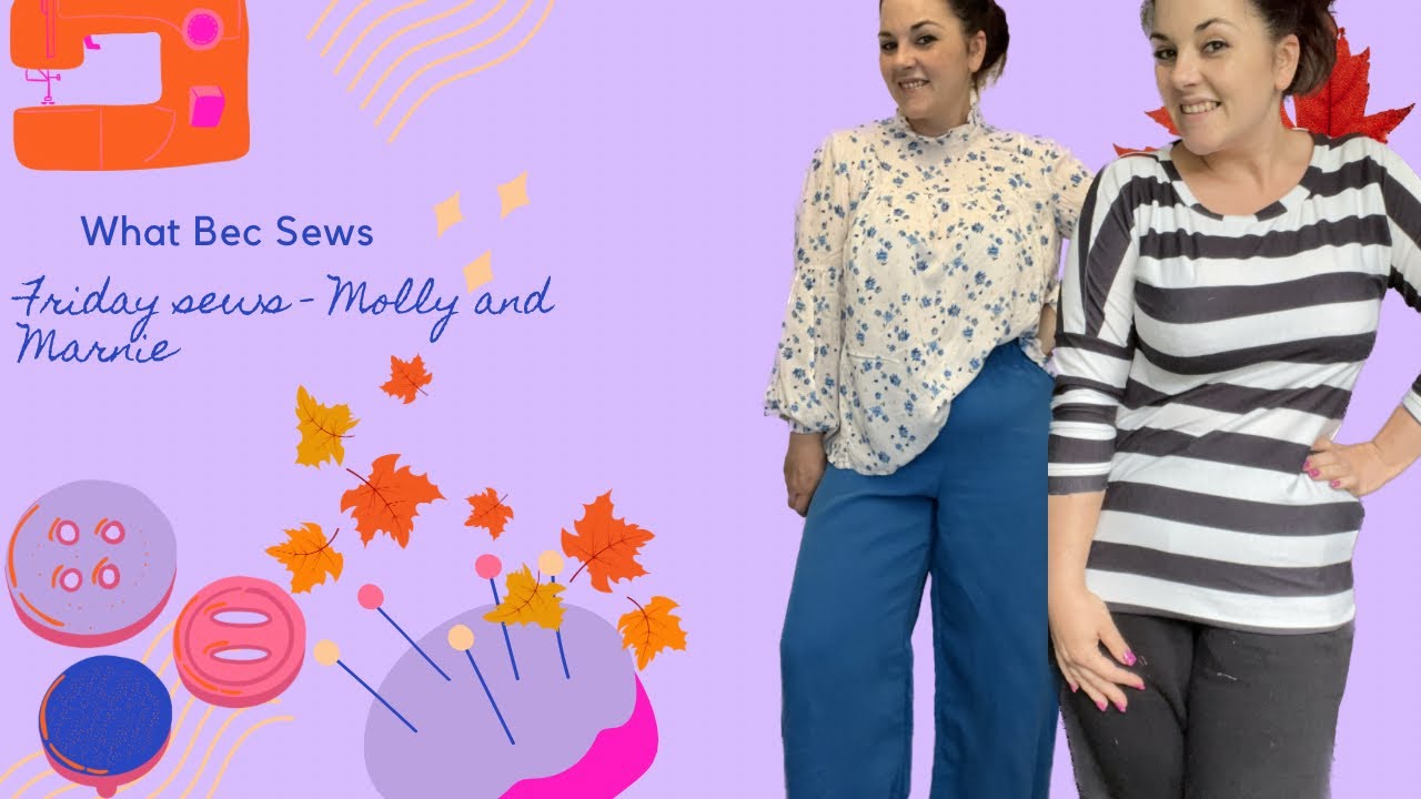 Friday sews - sew over it molly top - YouTube
