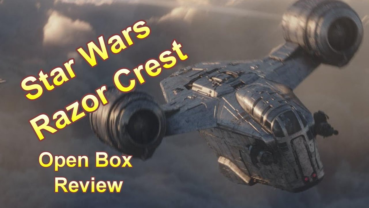 The Mandalorean Razor Crest Open Box Review - YouTube