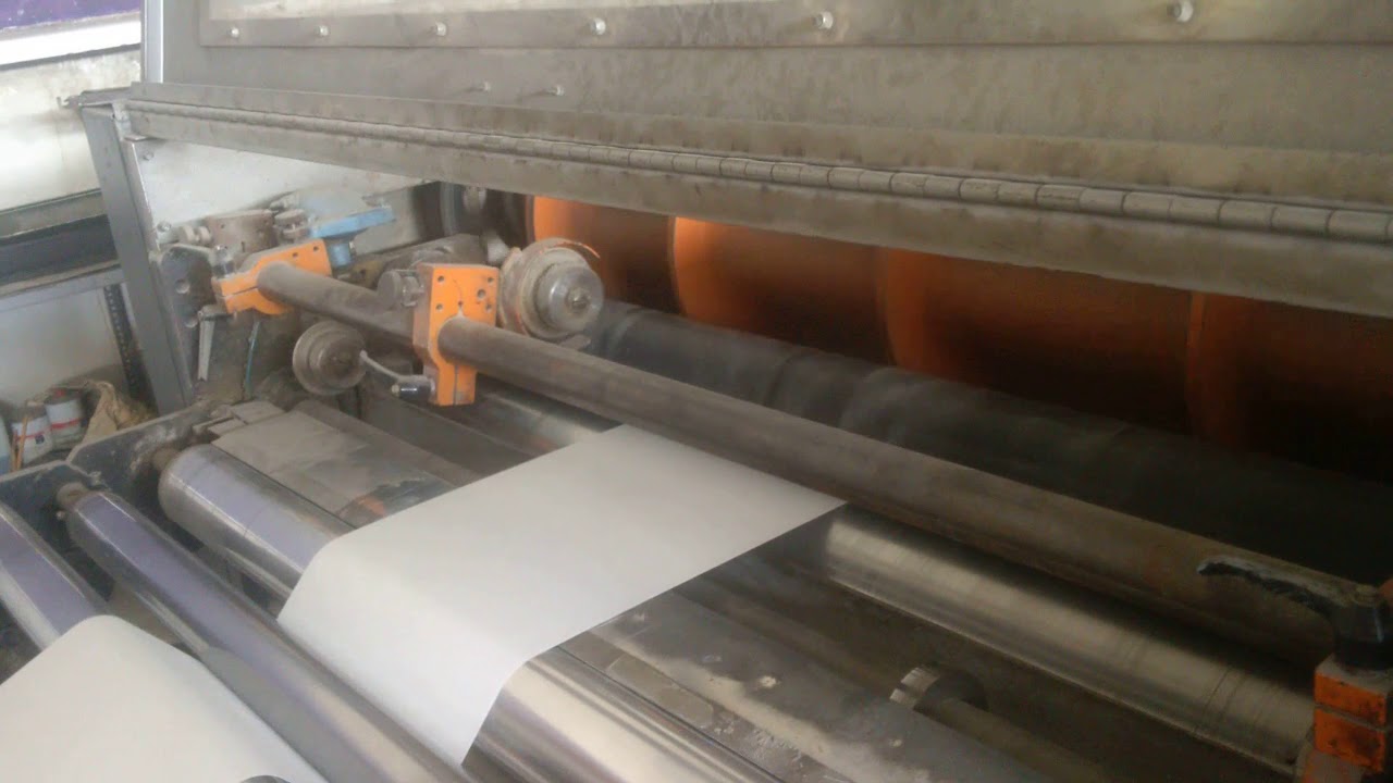 SHM Sheeter 1400 mm - roll to sheet [1995] 01 - YouTube