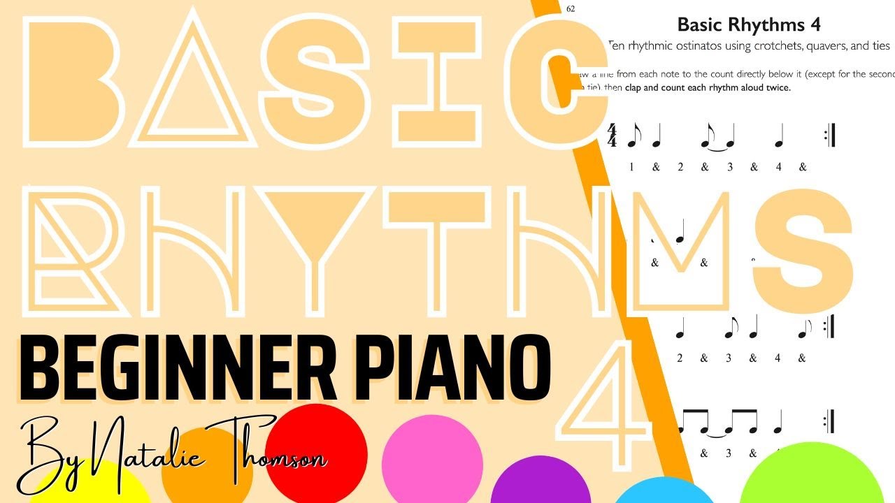 Basic Rhythms 4 | Ostinatos with Crotchets, Quavers and Ties - YouTube