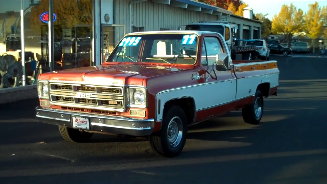 1975 GMC 1500 SIERRA CLASSIC TRAILERING SPECIAL 2WD SOLD!! - YouTube