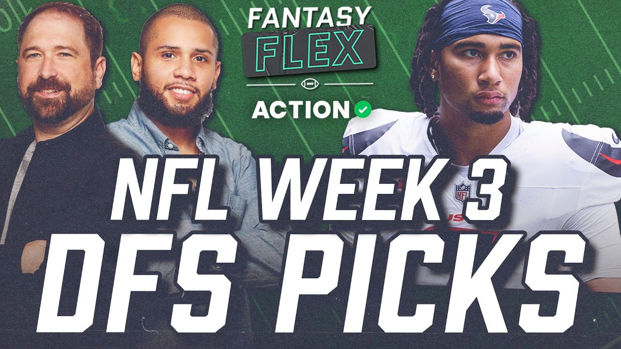 NFL Week 3 DFS Picks & Fantasy Lineup Advice! Fantasy Football Starts ...