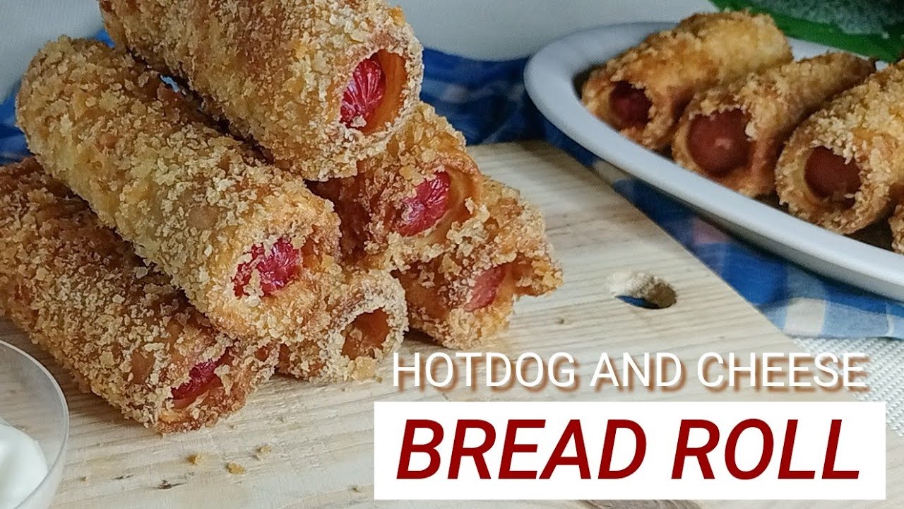 CHEESY HOT DOG BREAD ROLL | HOW TO MAKE TASTY BREAD ROLL - YouTube
