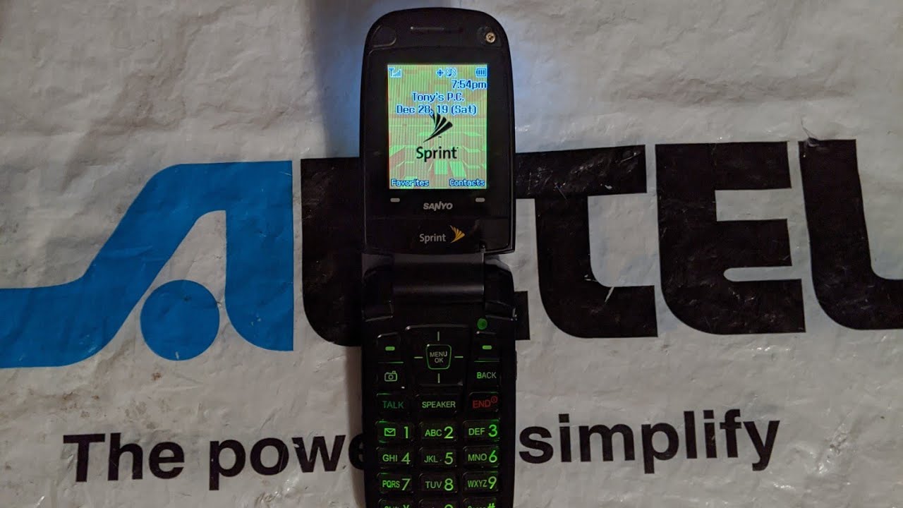 Sprint PCS Sanyo SCP-3200 Ringtones & Wallpapers - YouTube