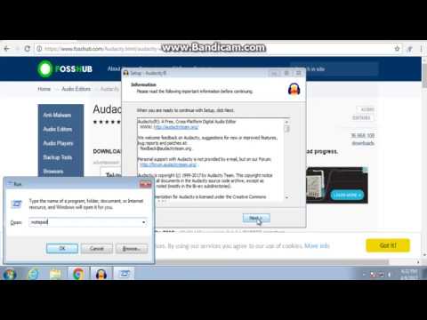 testing the fosshub link for audacity - YouTube