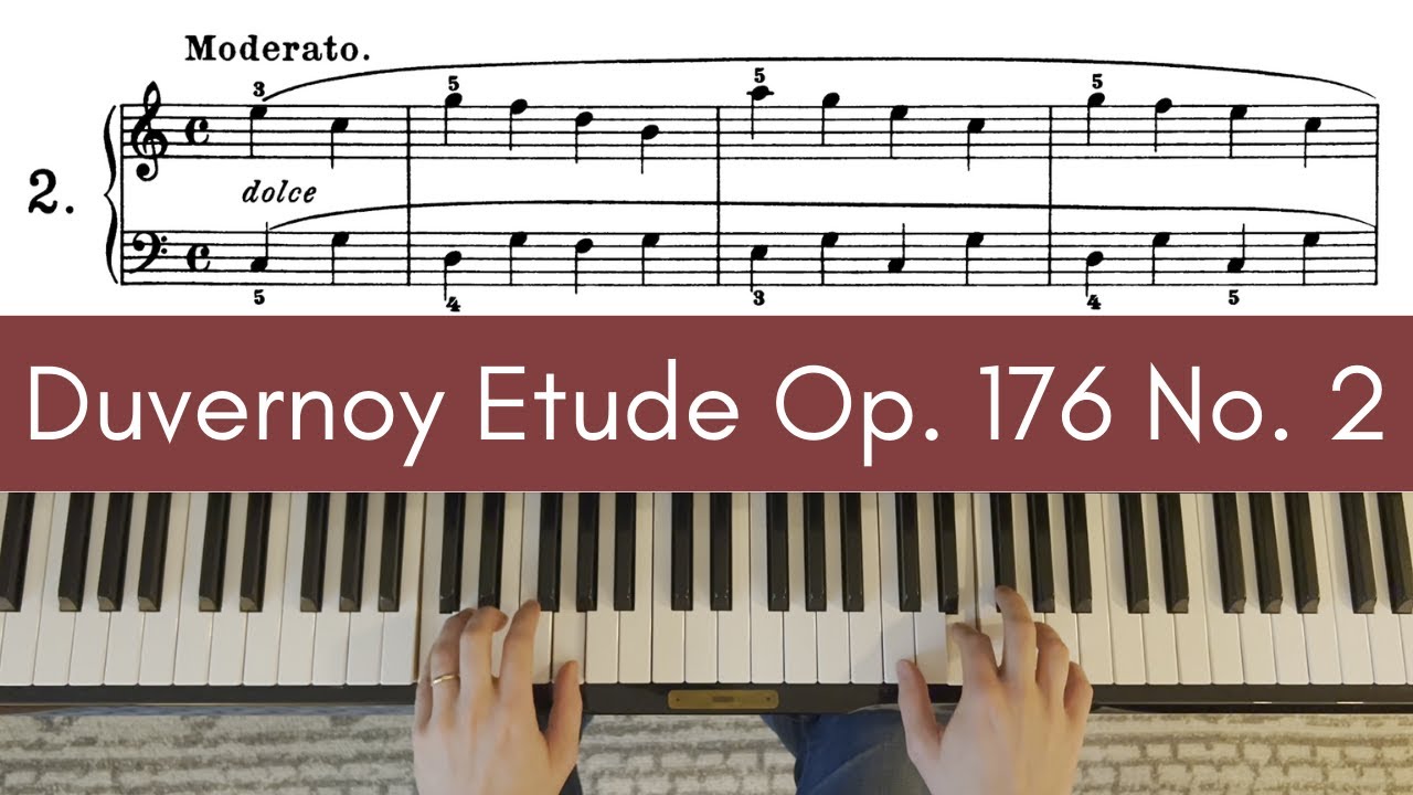 Duvernoy: Etude Op. 176 No. 2 - YouTube