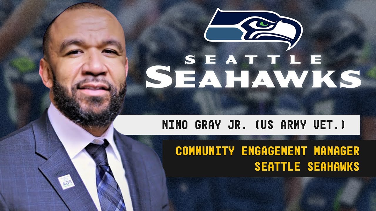 Nino Gray Jr, Community Engagement Manager, Seattle Seahawks ...