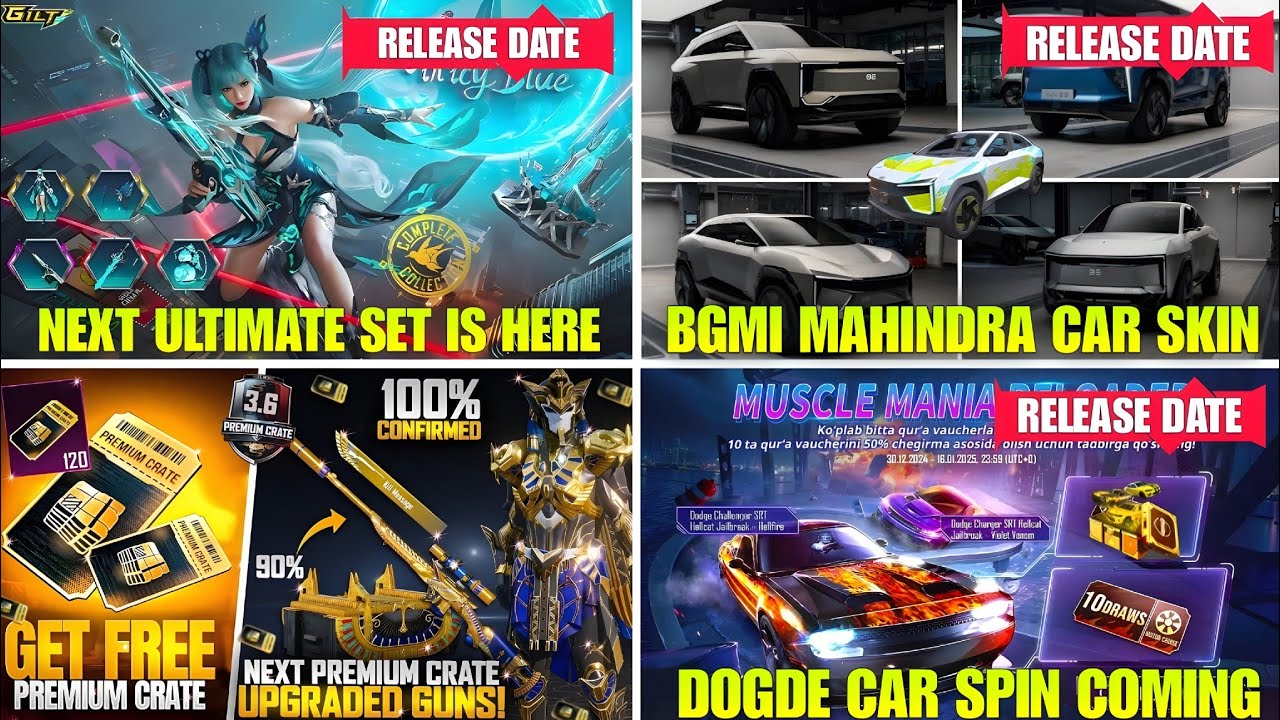Finally😍 Next Ultimate Set is here | BGMI Mahindra Car All skin |Next ...