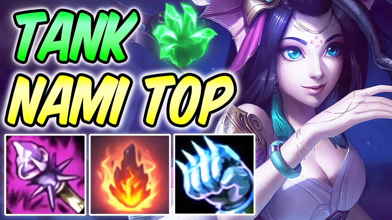 TANK NAMI TOP LANE WITH GRASP OF THE UNDYING IS HARD TO KILL | New ...