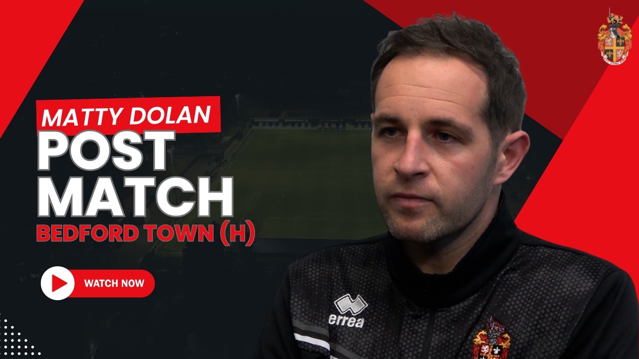 Post Match | Matty Dolan | Bedford Town (H) - YouTube
