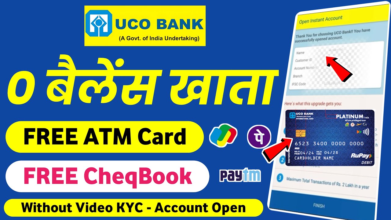 Without Video KYC - Uco Bank Online Account Opening 2025 | Zero Balance ...