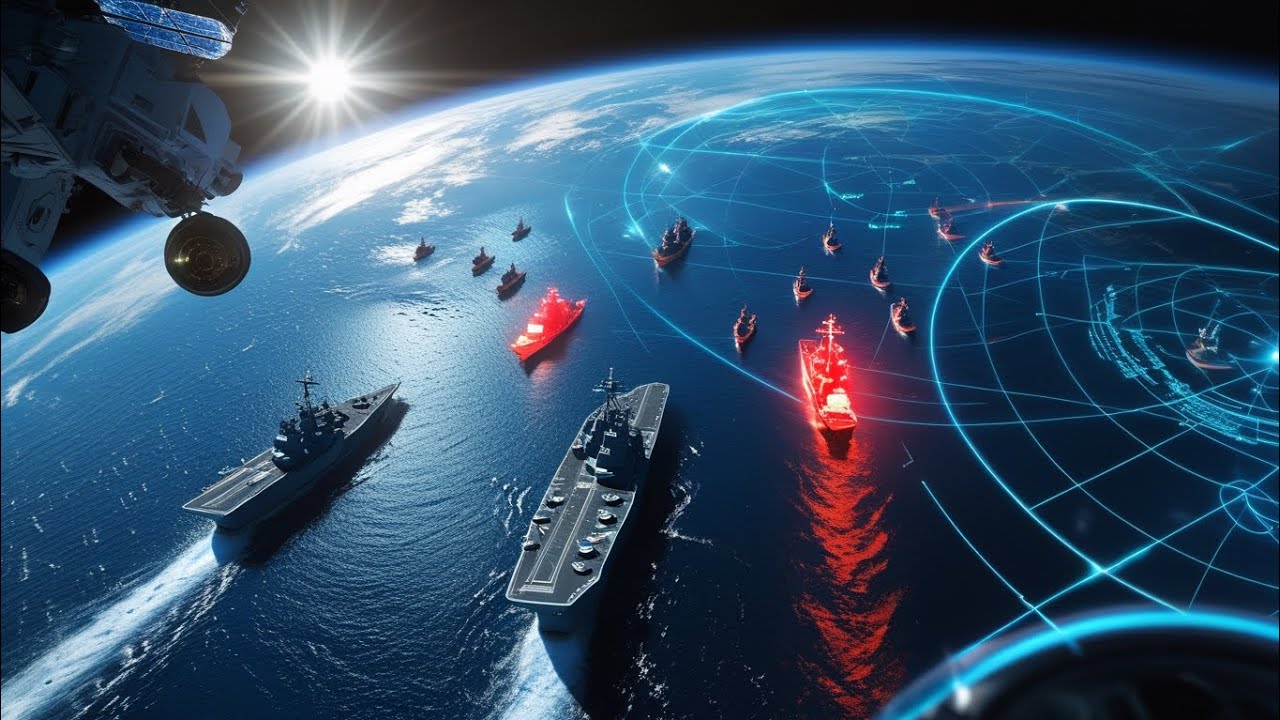 How modern navies track enemy ships from space - YouTube