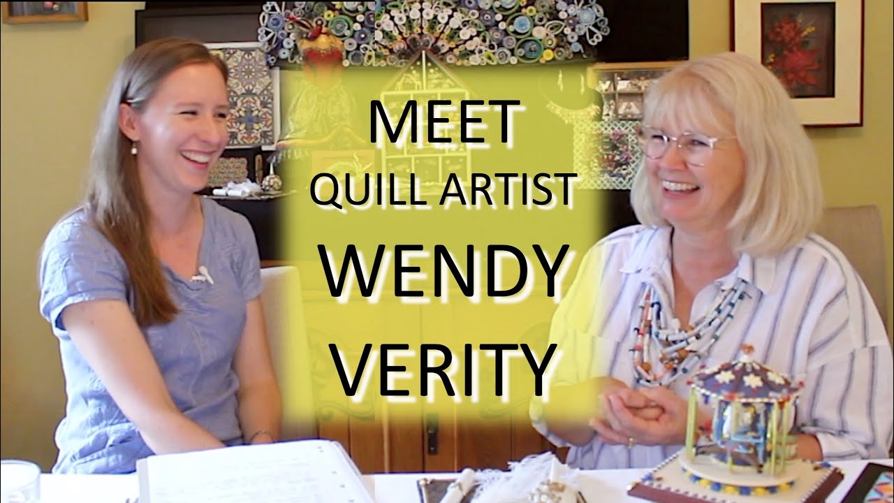 Quilling artist interview - Wendy Verity - YouTube