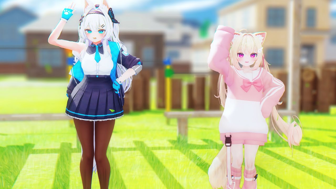 Morpho & Chiffon で Summer time !〔VRC - MMD〕 - YouTube